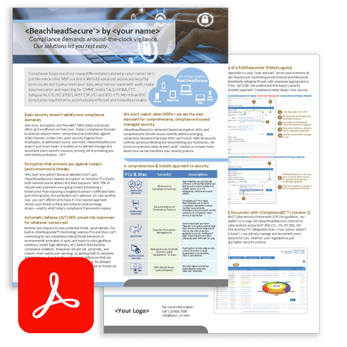 BeachheadSecure Platform Overview - Just Add Your Brand